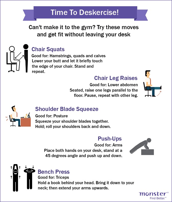 Deskercise your way to good health